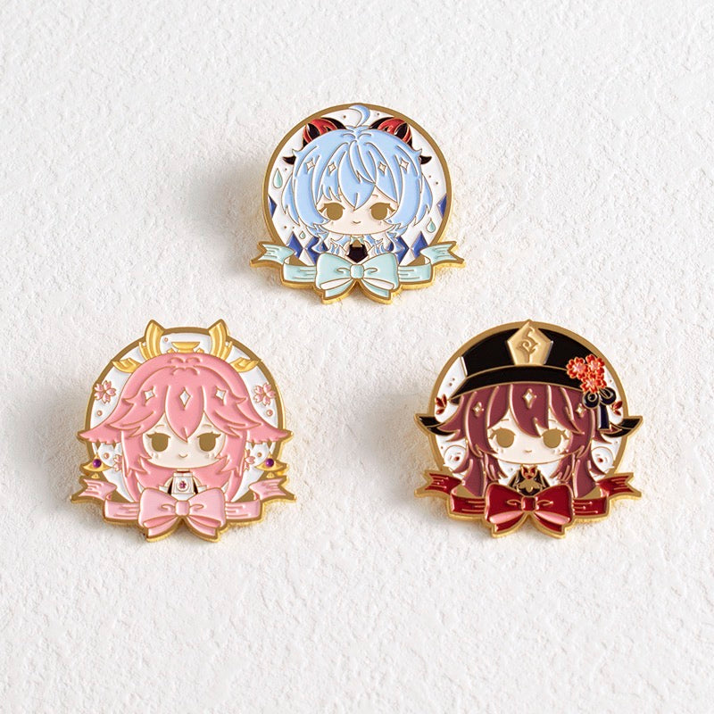[Genshin Impact Merchandise] Genshin Character Brooch – Whotao